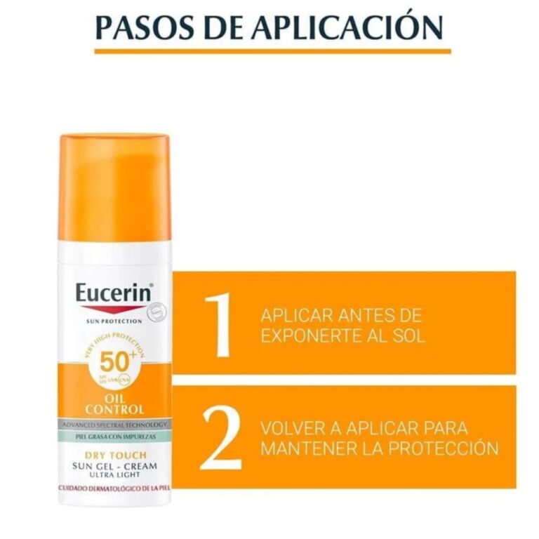 Eucerin Protector Solar Facial Fp50 - Sun Oil Control - Toque Seco ...