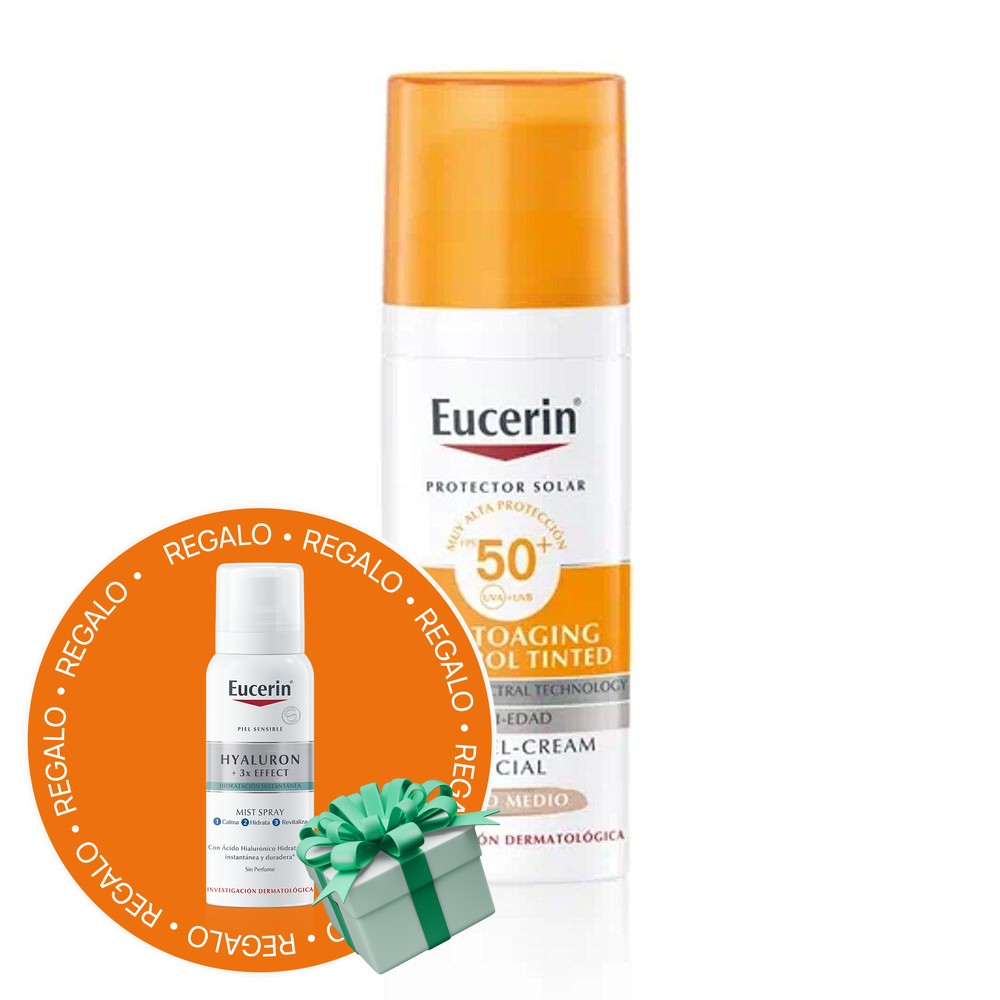 Eucerin Protector Solar Fps50 Facial - Photoaging Control (Con Color ...